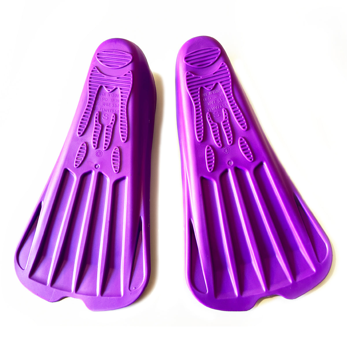Swimz Missile Extra-Short Swimming Training Fins - Purple – www.swimz ...